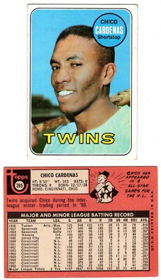 1969 Topps #265 Chico Cardenas Baseball card Set Break | eBay UK