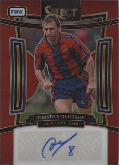 2023-24 Panini Select FIFA - Signatures Hristo Stoichkov #S-HS Red ...