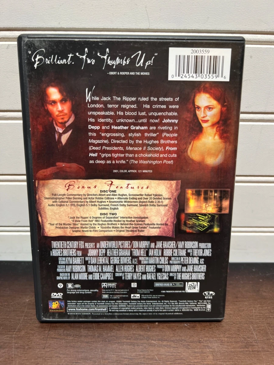 Johnny Depp From Hell Absinthe