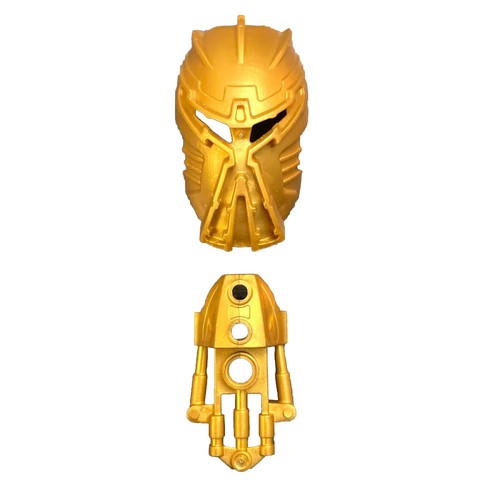 Rare 2007 LEGO Bionicles 8998 Toa Mata Nui Pearl Gold Mask, 2004 Knee ...