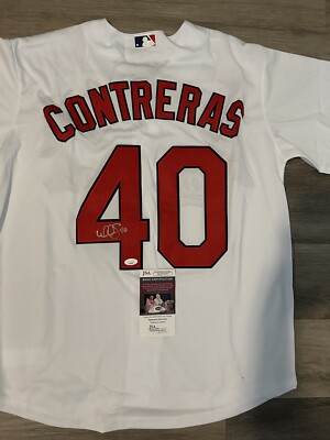 Wilson Contreras Signed Autographed St. Louis Cardinals Jersey JSA COA ...