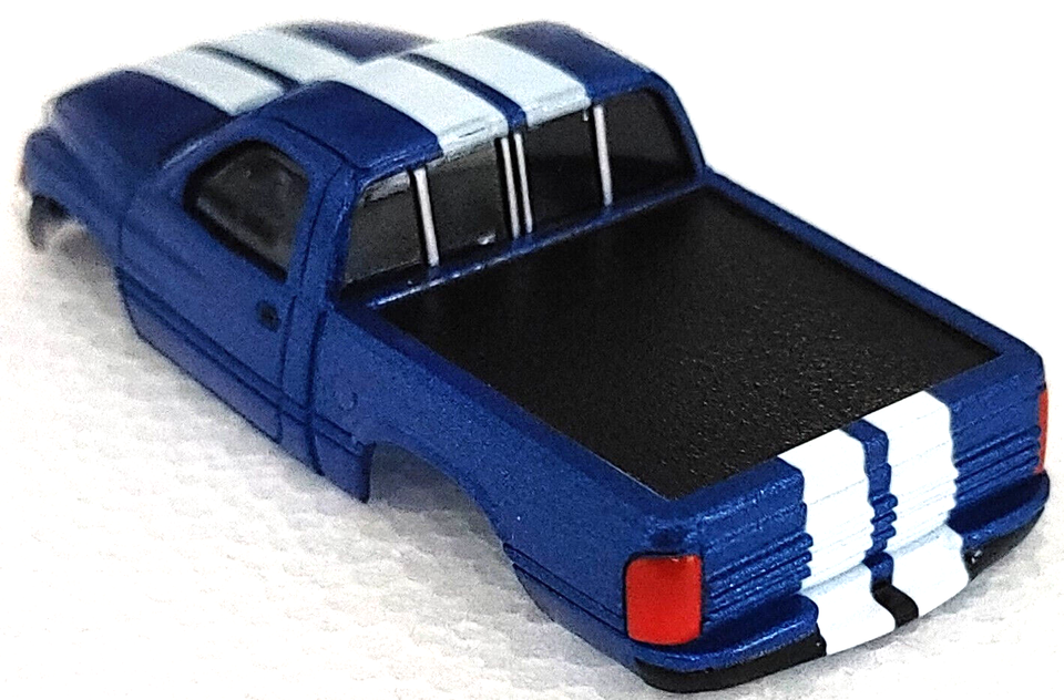 Dodge RAM Pickup Truck Blue JL XtracTion HO Slot Car Snap On BODY AFX ...