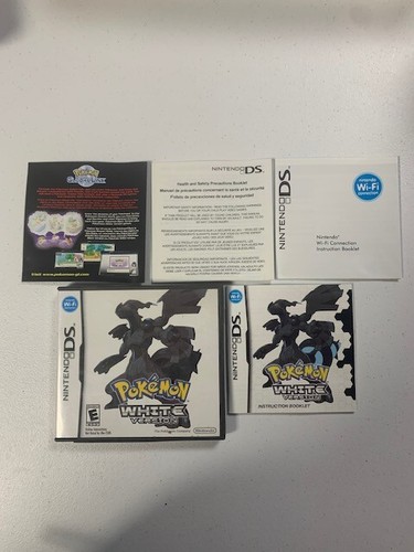 Nintendo DS Pokemon: White Version Game Case & Manual and Inserts Only ...