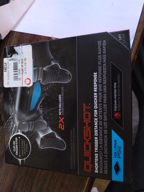 Bionik Quickshot - Trigger Stop Lock System for Playstation DualShock 4 ...