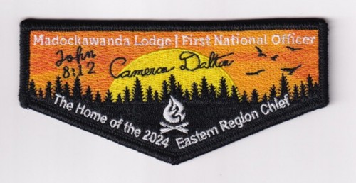 Boy Scout OA 271 Madockawanda Lodge 2024 Eastern Region Chief Flap | eBay