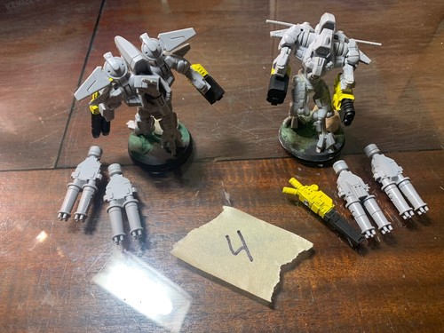 5th Edition XV9 Battlesuit Tau Empire - Warhammer 40K x2 Lot4 | eBay