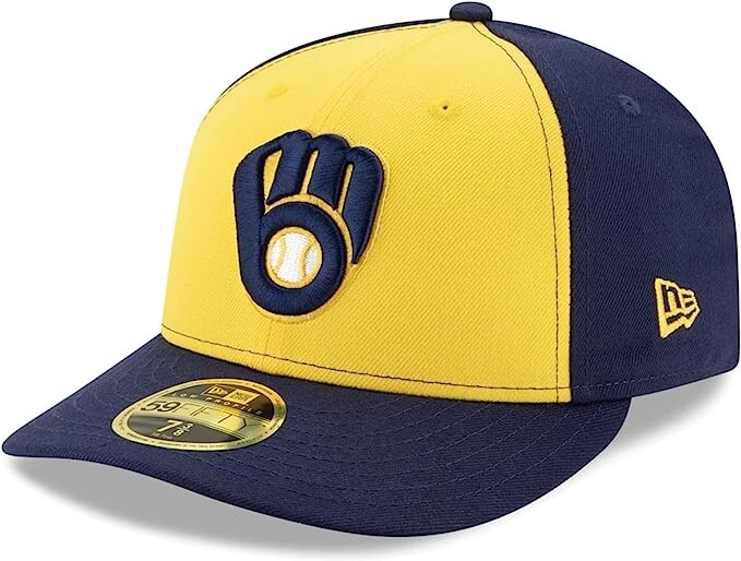 New Era Milwaukee Brewers 5950 59Fifty MLB Low Profile ALT 2020 Fitted ...