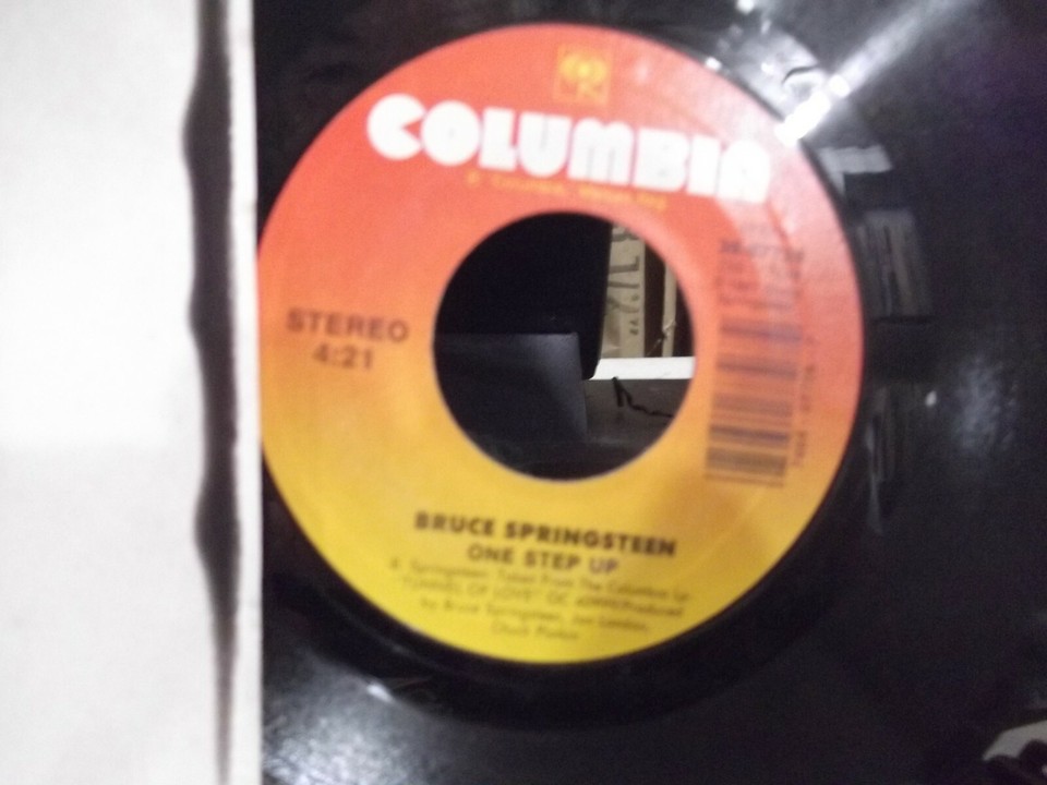 45A *PIC SLEEVE* BRUCE SPRINGSTEEN ONE STEP UP / ROULETTE | eBay