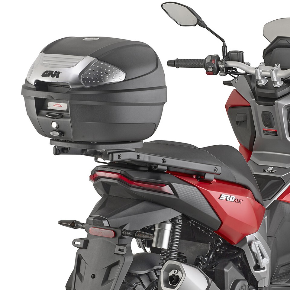 GIVI black trunk set 30LT E300NT2B + plate Suzuki Burgman 125 200 2015 ...