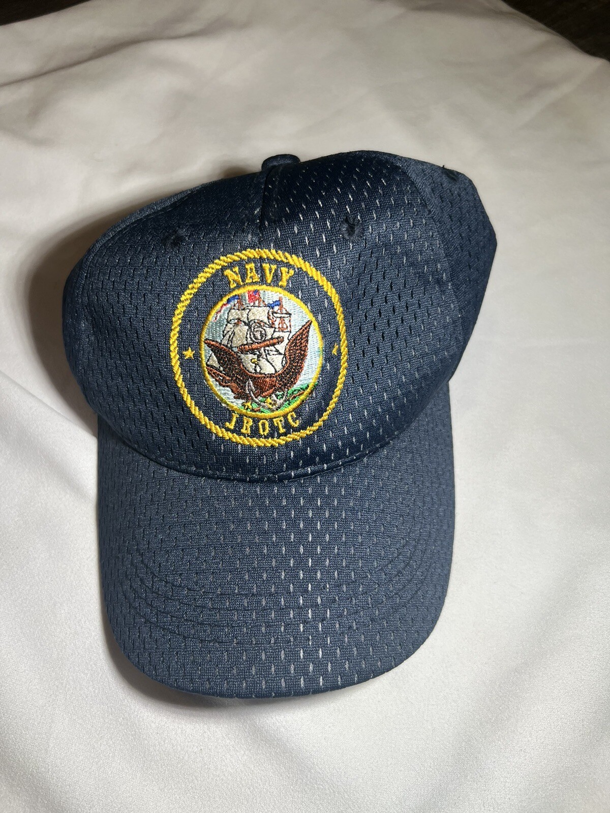 Navy JROTC Cadet Hat Cap Navy Blue Military School - Gem