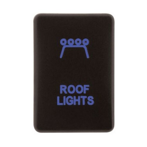 Hulk 4x4 HU1383B Push Button Switch fits Late Toyota Roof Light Blue ...