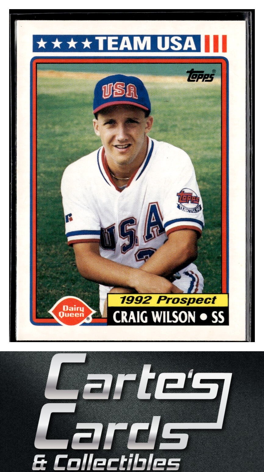 1992 Topps Dairy Queen Team USA - #30 Craig Wilson for sale online | eBay
