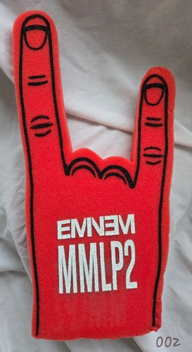 collectible Eminem MMLP2 devil horns Foam Finger - SLIM Shady Records ...