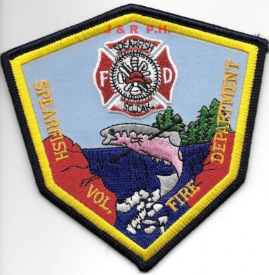 Spearish Vol. Fire Dept., South Dakota (4.5" x 4.5") fire patch | eBay