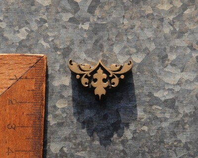 brass ornament corner bookbinding gilding hot foil embossing Art ...