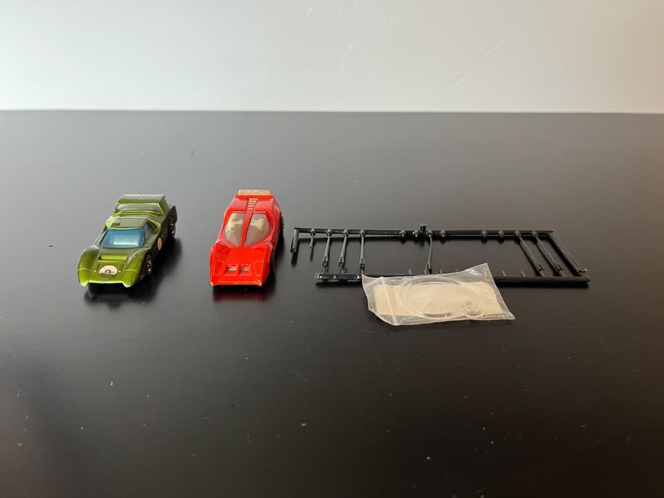 Hot Wheels Redline Sizzlers; Green M70 & Red Live Wire & Lap Counter ...