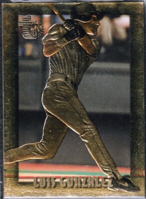 Luis Gonzalez 1995 Topps Embossed Golden Idols Baseball Card #58 | eBay