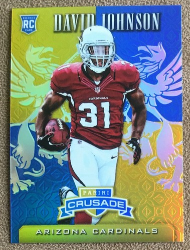 David Johnson 2015 Panini Rookies & Stars Crusade Blue RC #CR24 ...