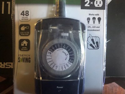 Utilitech Outdoor Timer #0155550 24-Hour Repeating Cycle, Manual ...