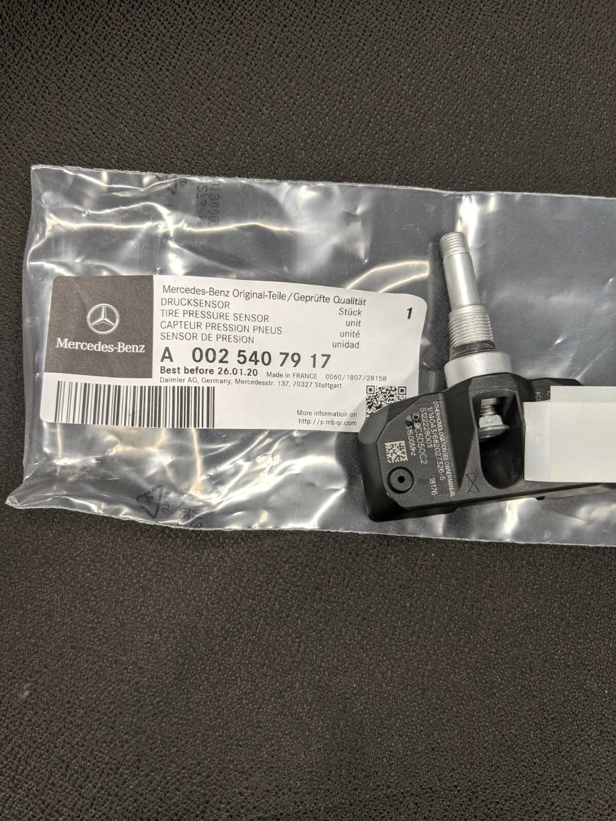 Genuine OEM Mercedes Benz TPMS Tire Sensor | eBay