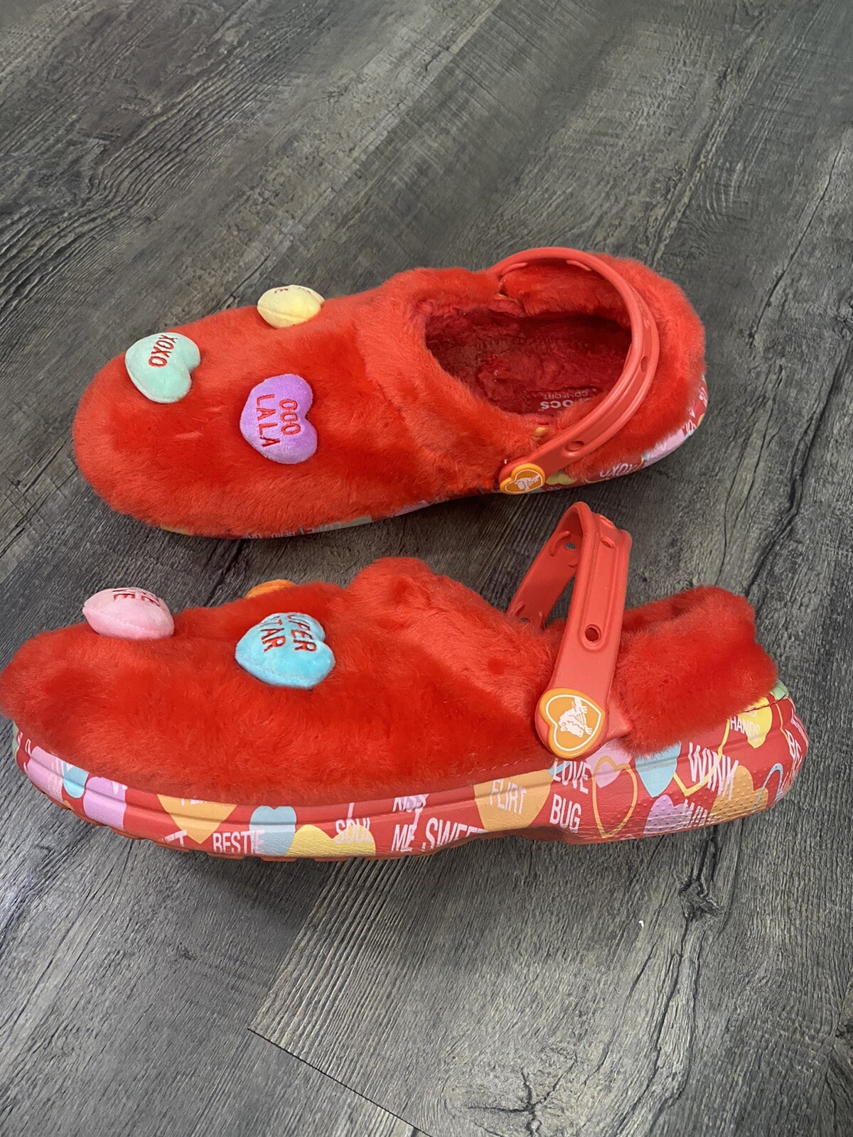 Crocs x Sweethearts Limited Edition Classic Fur Sure … - Gem