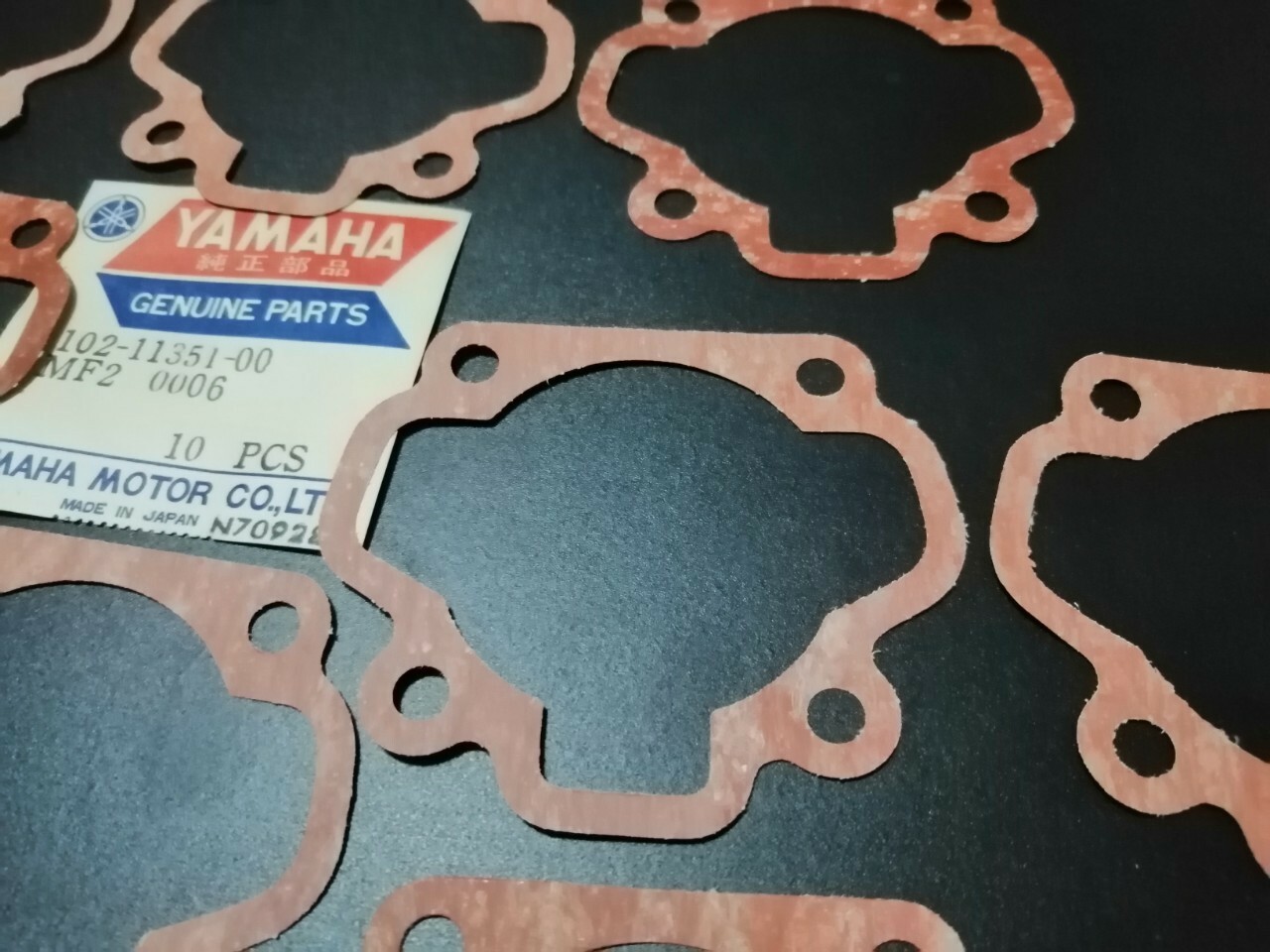 YAMAHA MF2 MJ2 MJ2T CYLINDER BASE GASKET NOS 102-11351-00 Qty10 | eBay