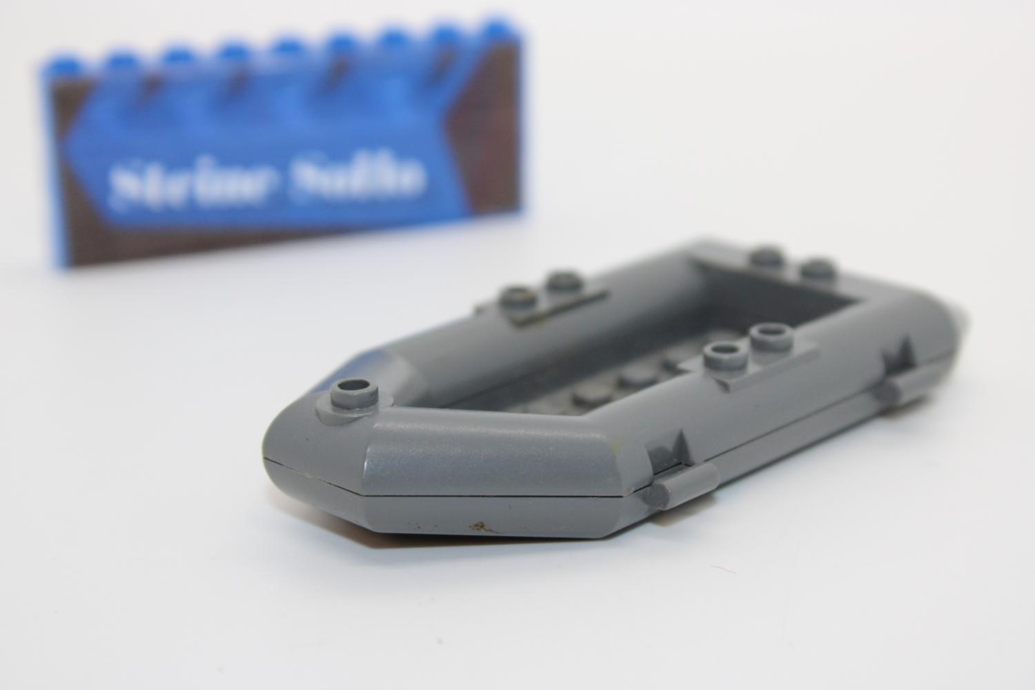 Lego (c) 1x Schlauchboot - dunkelgrau - 12x6 - 30086 - dark gray ...