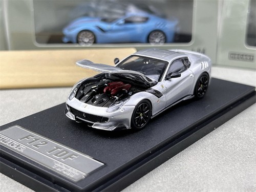 Little Toy 1/64 Scale Ferrari F12 TDF Silver Diecast Car Model Toy ...