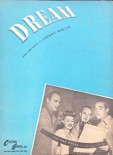 Dream Sheet Music The Pied Pipers Johnny Mercer Jo Stafford Hal Hopper ...