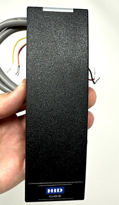 HID 910NTPNEK000FA iCLASS SE R15 Smart Card Mullion Reader, Black | eBay