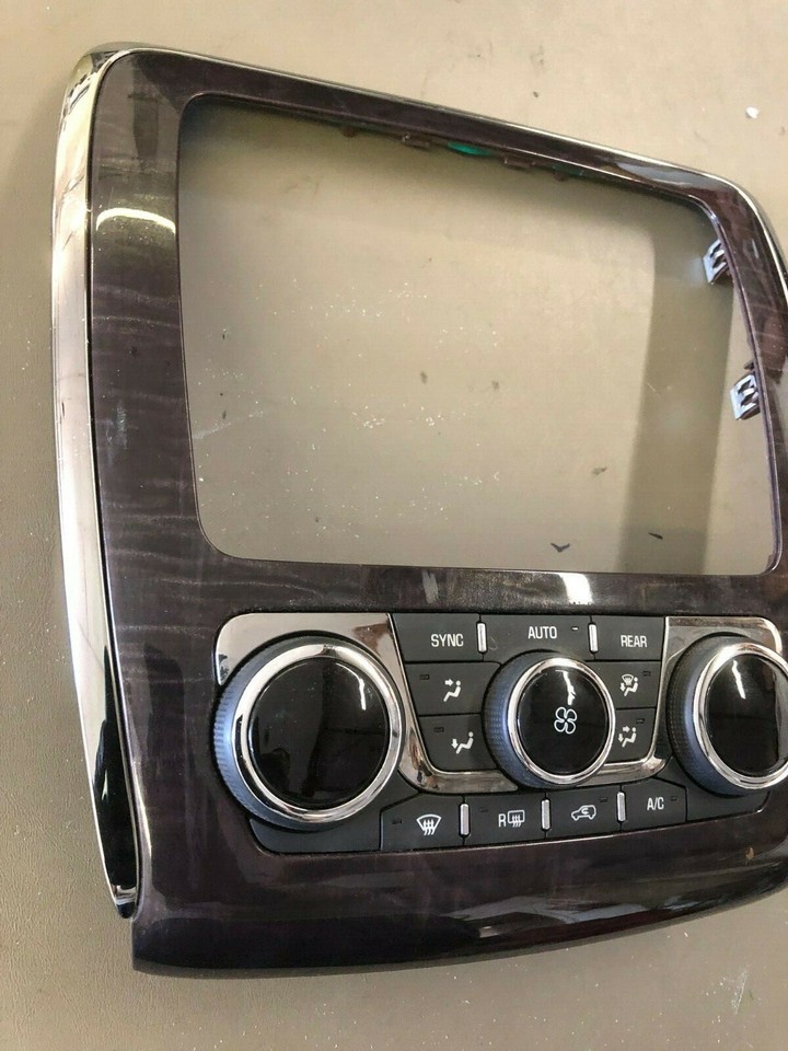 2013-2016 Buick Enclave 23251328 Climate Control Panel Bezel ...
