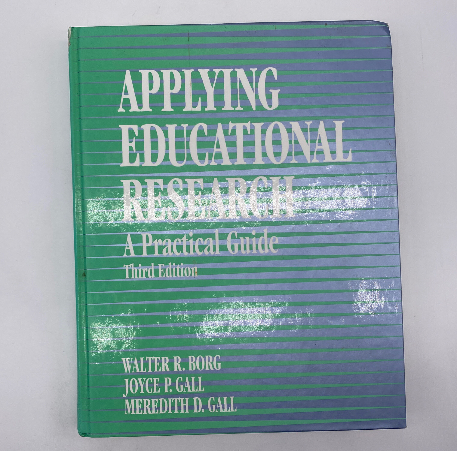 Applying Educational Research Third Edition By Walter Borg Joyce Gall Meredith 9780801304866| eBay