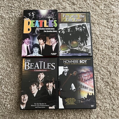 The Beatles DVD Movie Lot (Nowhere Boy, Celebration, Diary ...