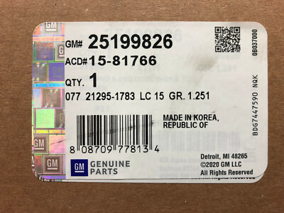 New OEM Genuine GM Thermostat Housing 25199826 15-81766 | eBay