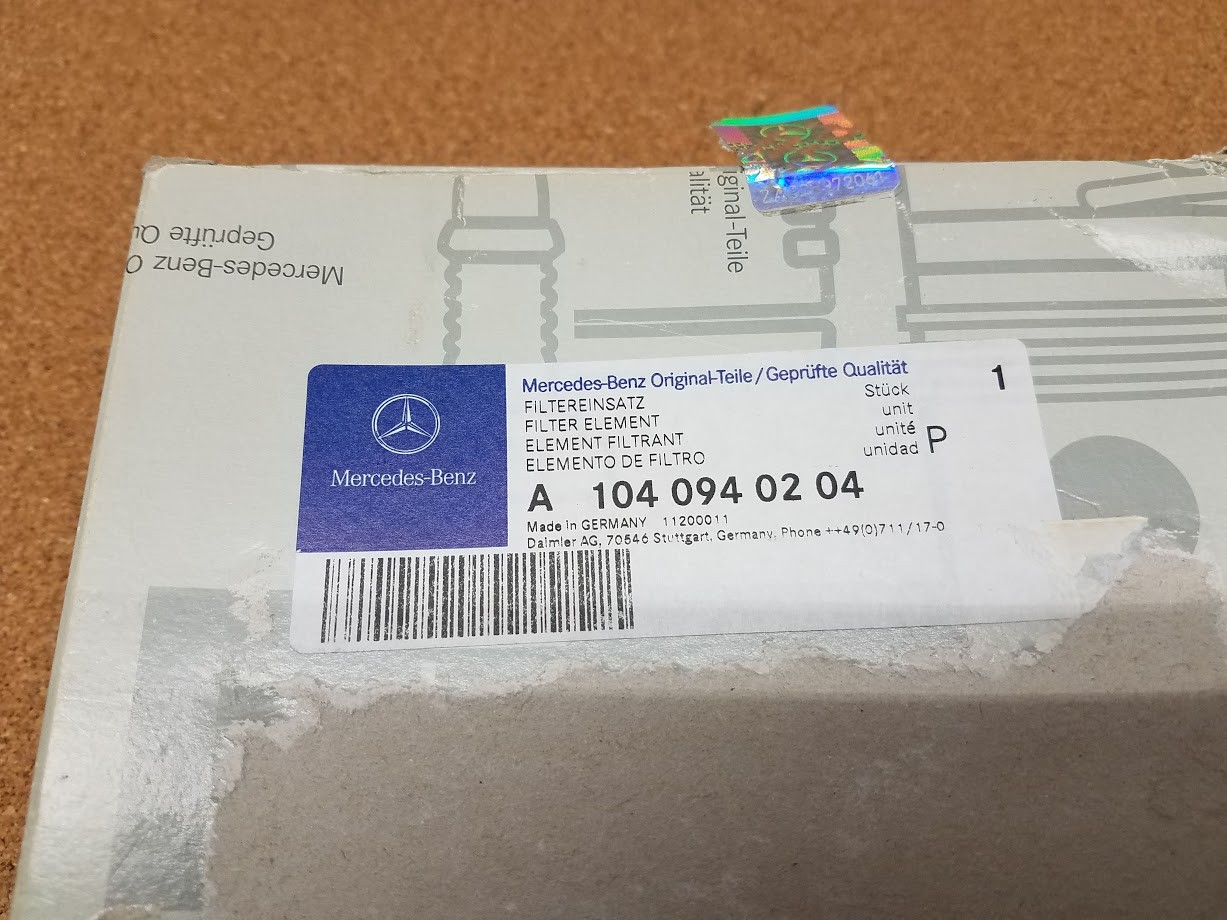 NEW GENUINE MERCEDES BENZ AIR FILTER OEM A 1040940204 | eBay