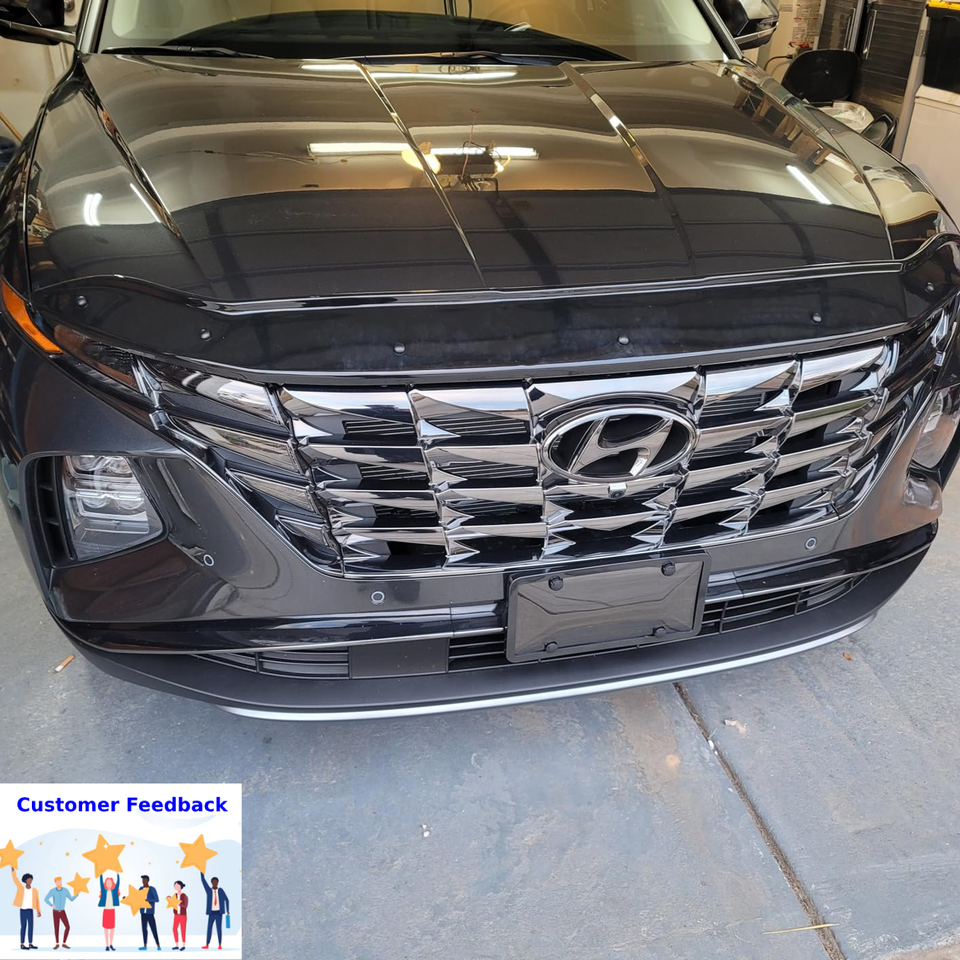Hyundai Tucson 2022-2026 Hood Deflector Guard Front Bug Shield Bonnet ...