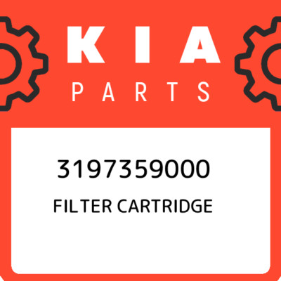3197359000 Kia Filter cartridge 3197359000, New Genuine OEM Part | eBay