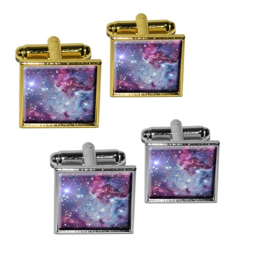Fox Fur Nebula - Galaxy Space Square Cufflink Set | eBay