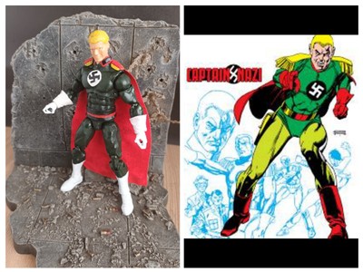 3.75" 1:18 Custom Action Figure Captain Nazi MARVEL UNIVERSE SCALE | eBay