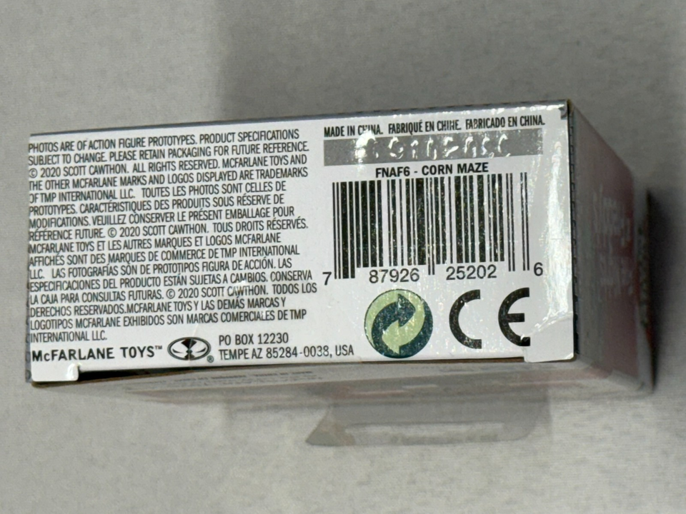 FNAF Five Nights at Freddy's Grimm Foxy with Corn Maze McFarlane Set ...