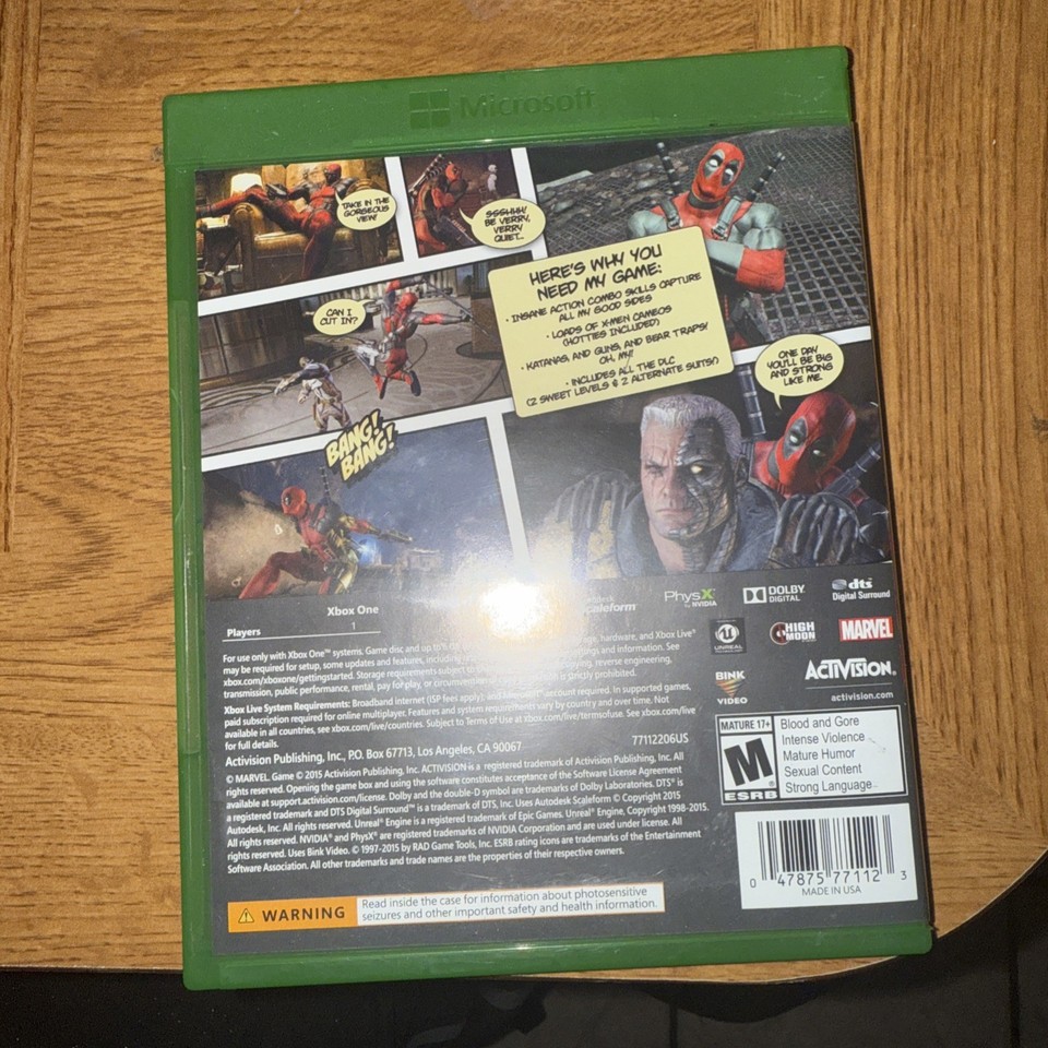 Deadpool Xbox one | eBay