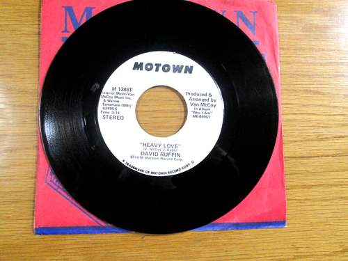 PROMO SOUL 45 RPM - DAVID RUFFIN - MOTOWN 1388 - "HEAVY LOVE" | eBay ...