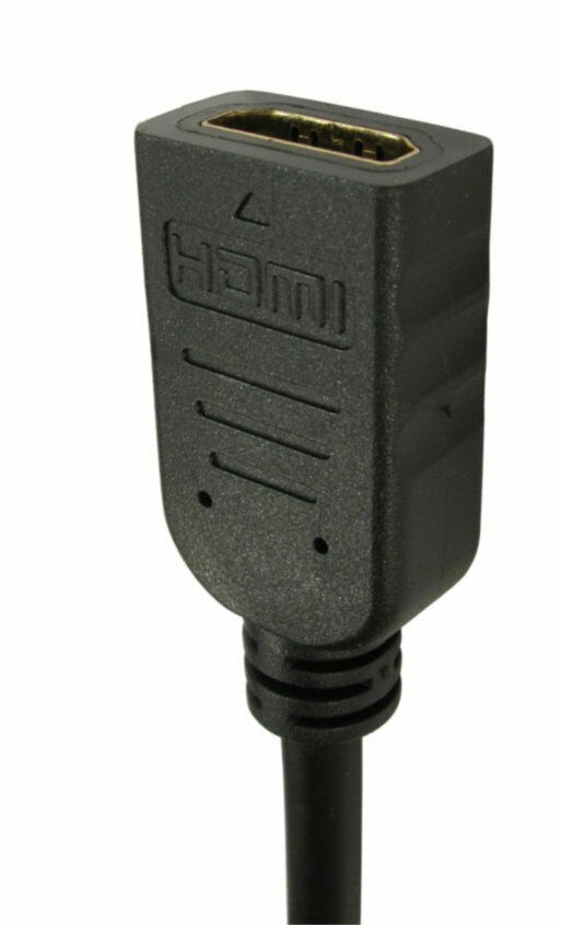 50cm 4K SHORT HDMI EXTENSION CABLE MALE - FEMALE FOR AMAZON FIRESTICK ...