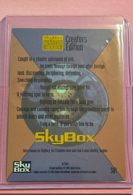 1995 Skybox Creators Edition Master Series Embossed Character SB1 | eBay