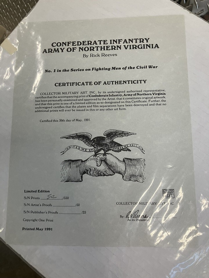 Rick Reeves - "Confederate Infantry Army of Northern Virginia" Civil ...