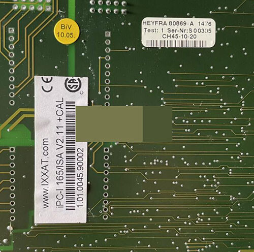 1pc used IXXAT iPC-I 165/ISA V2.11+CAL Acquisition card | eBay