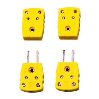 2 Pair K Type Male Female Thermocouple Plug Adapter High ...