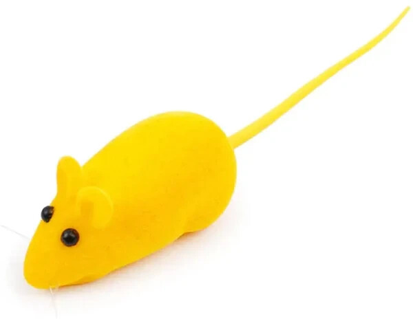Rubber Rascal Squeaky Mouse Cat Toy | eBay