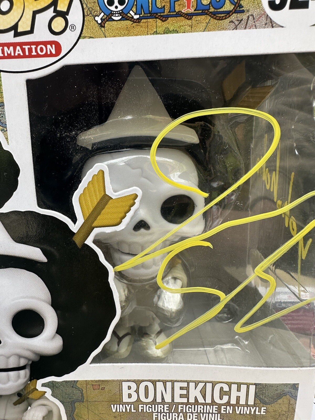 Funko: *Signed IAN SINCLAIR Bonekichi (Brook) #924 Funko Pop w ...