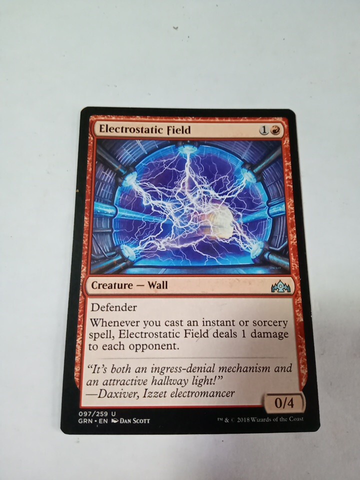 MTG Electrostatic Field Guilds of Ravnica 097/259 Regular Uncommon | eBay